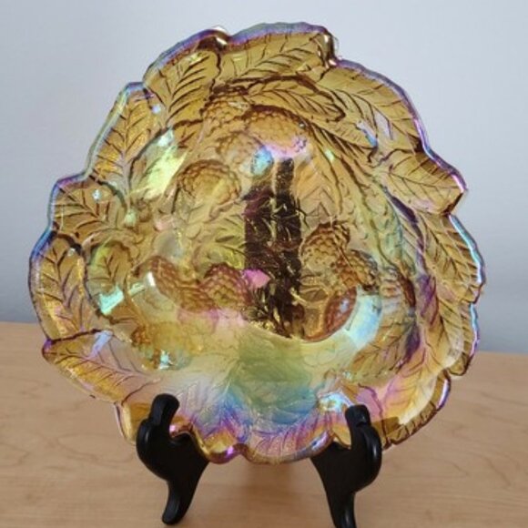 Indiana Carnival Glass | Dining | Vintage Indiana Carnival Glass Candy ...